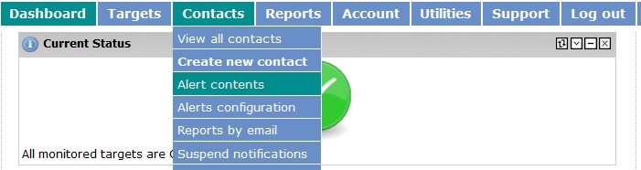 How to Customize Alert Contents from WebSitePulse